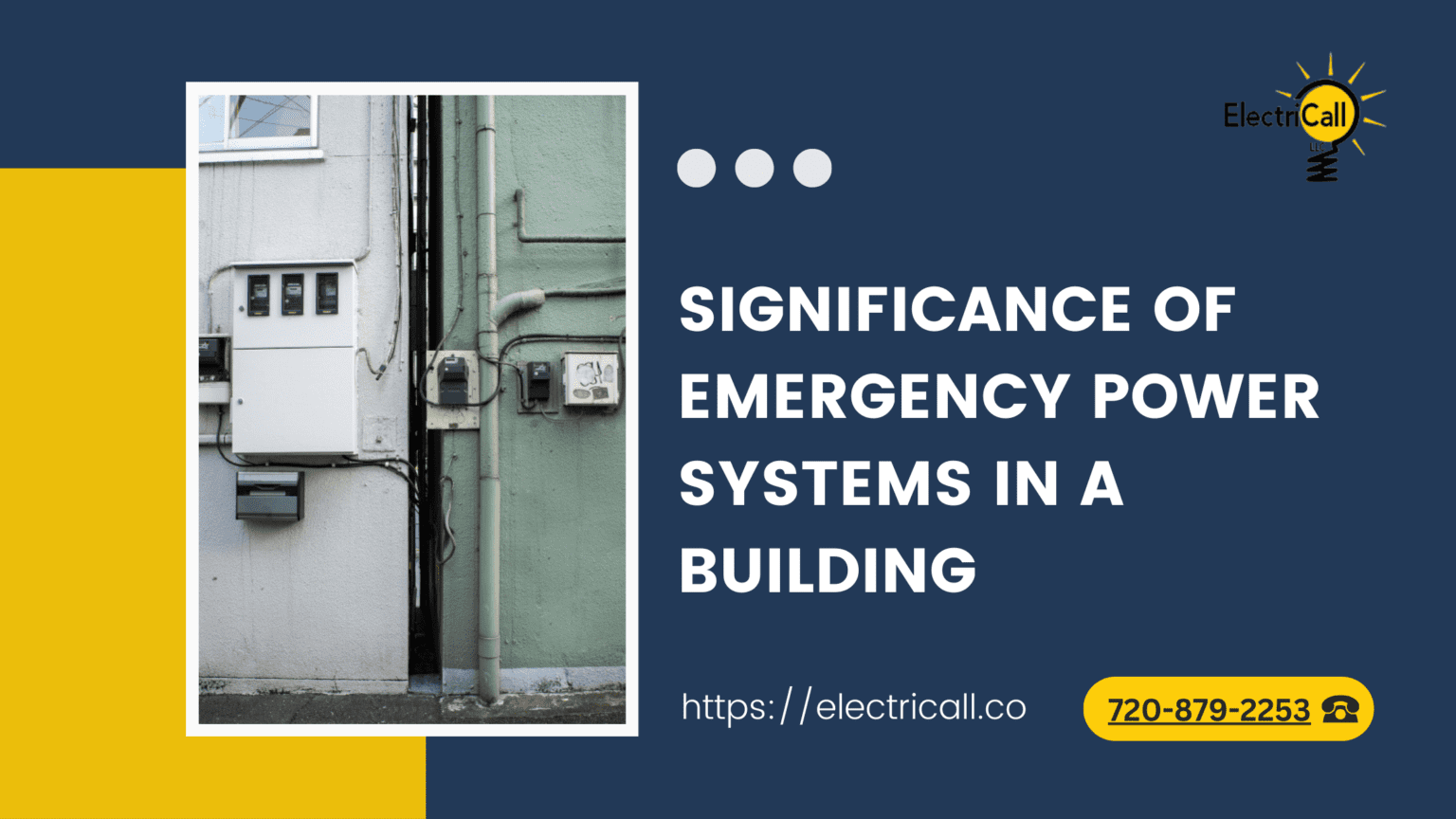 Significance of Emergency Power Systems in a Building - Electricall